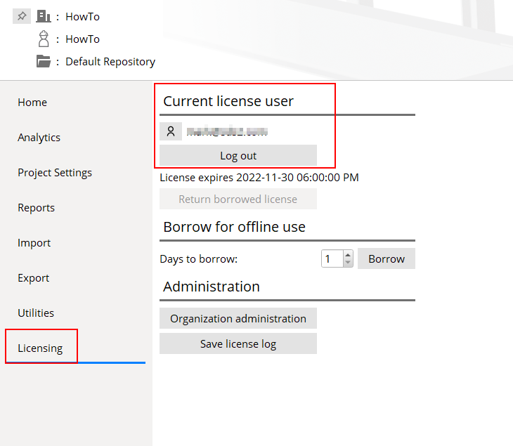 SDS2 Login and License Management