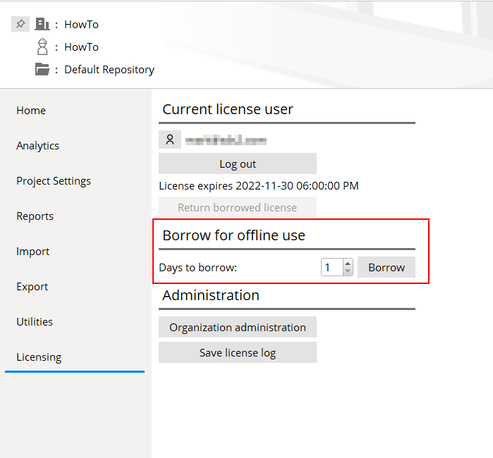 SDS2 Login and License Management