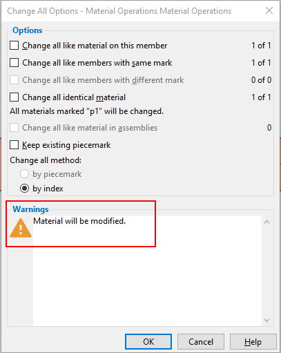 Material Operations